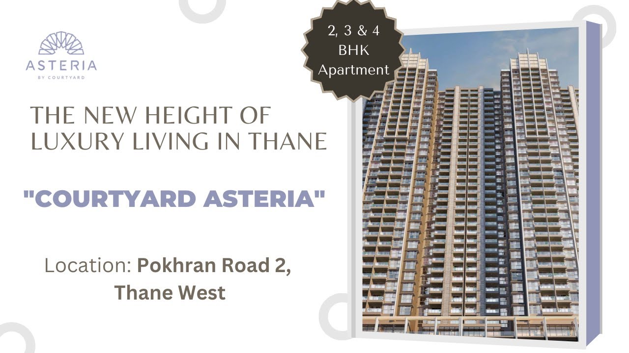 Wadhwa Courtyard Asteria at Pokhran Road 2, Thane West | 2, 3 & 4 BHK ...