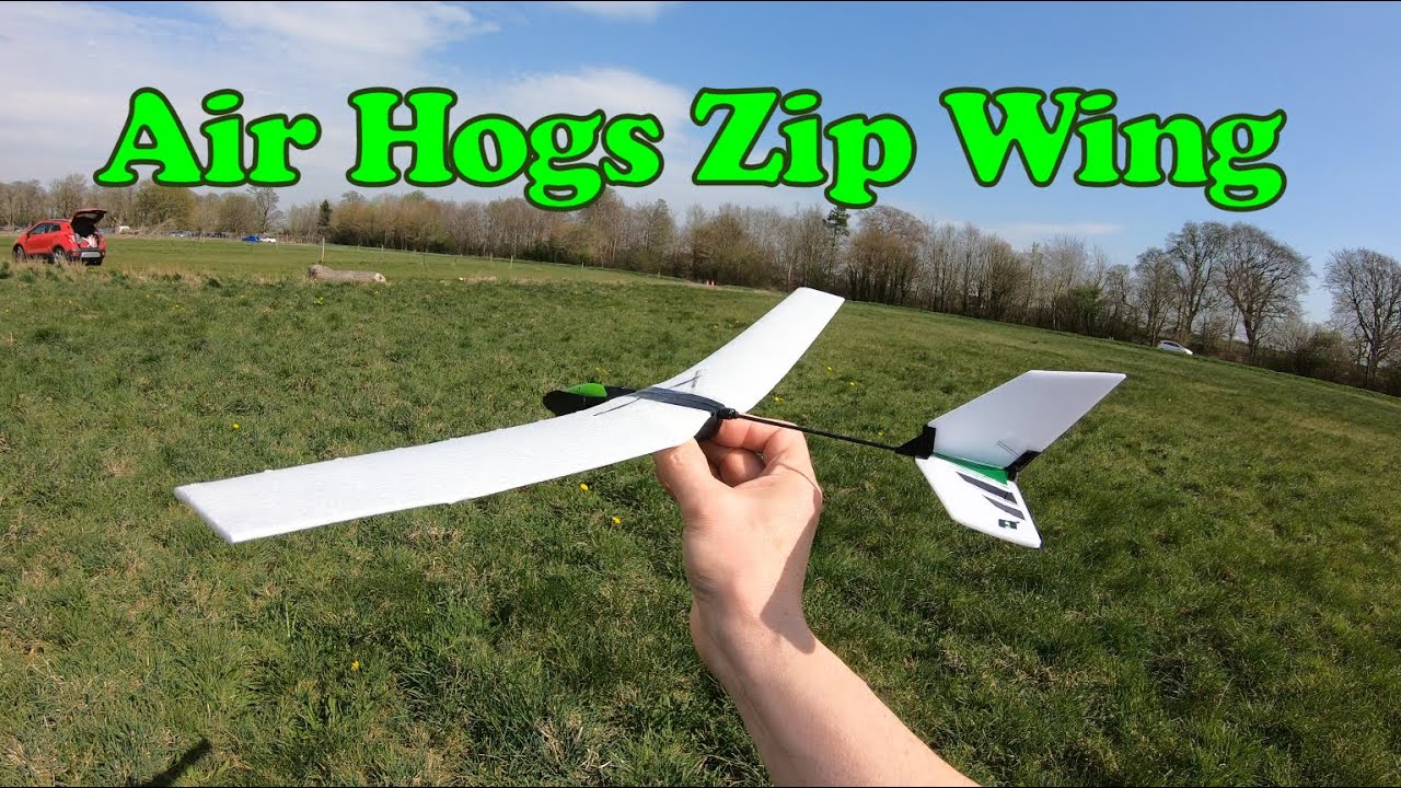 Too windy for the Air Hogs Zip Wing 20250404 - YouTube