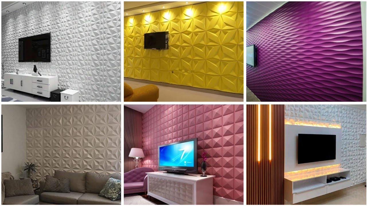 3D Tiles for Living Room 2024 | Wall Tiles Design | 3D Tiles | Living ...