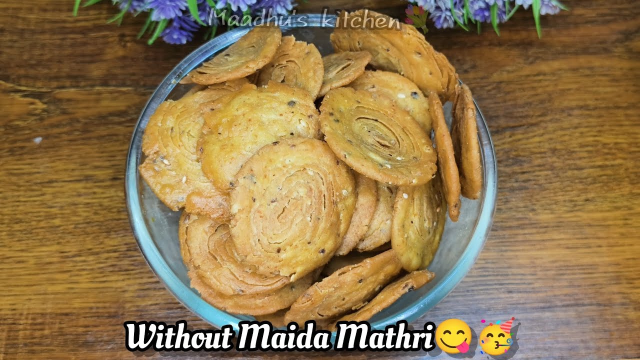 Without Maida Mathri😋 - Khasta Mathri Recipe🥳🤤... #Recipe #mathri # ...