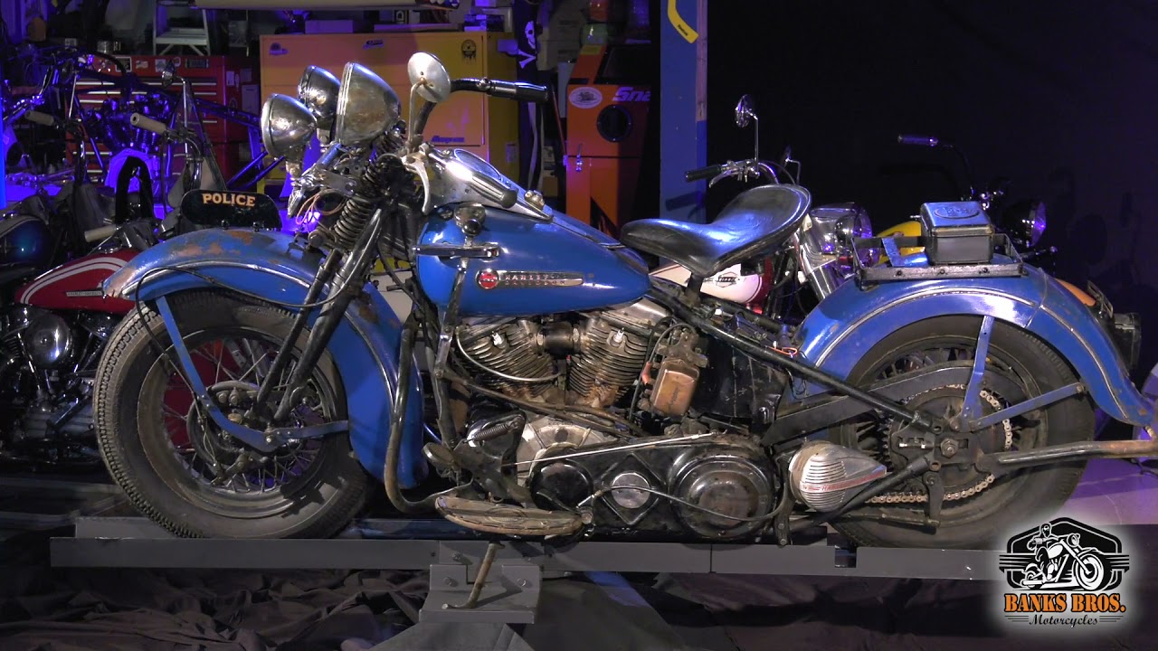 1948 Panhead. Azure Blue - YouTube
