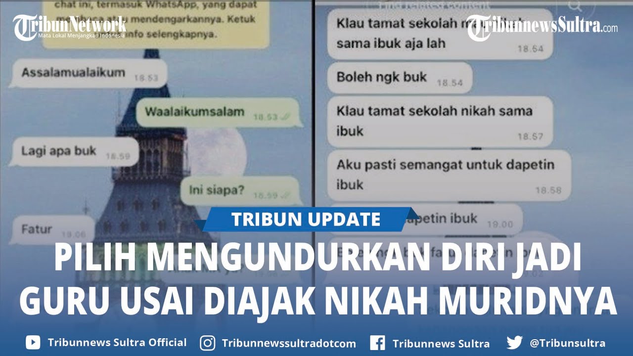Bu Guru yang Viral karena Chat Diajak Nikah Murid Mengundurkan Diri dengan Alasan yang Mulia ...