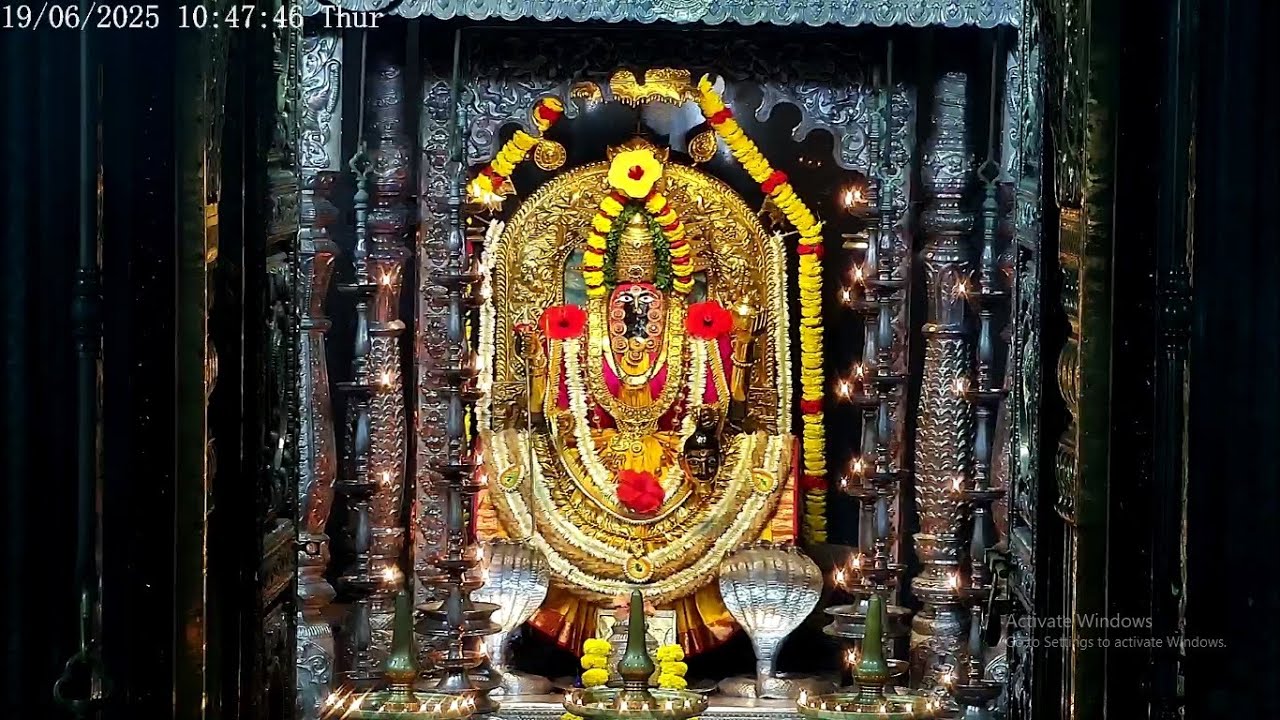 Shree Mahalasa Narayani Mahalasa Alankar & Mahamanglaarati 19th June ...