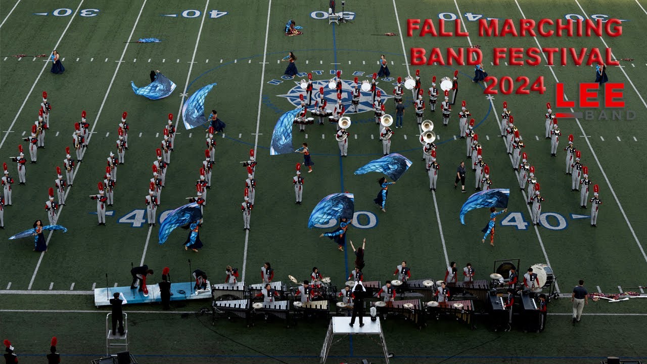 LEE Band, Dance of Fire & Ice/Fall Marching Band Festival 2024 - YouTube