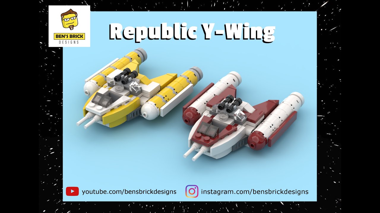 Republic Y-Wing Microfighter Build - YouTube