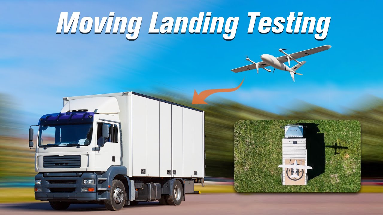 Take-off and Land on Moving Platform in Wind Condition of 10m/s - YouTube