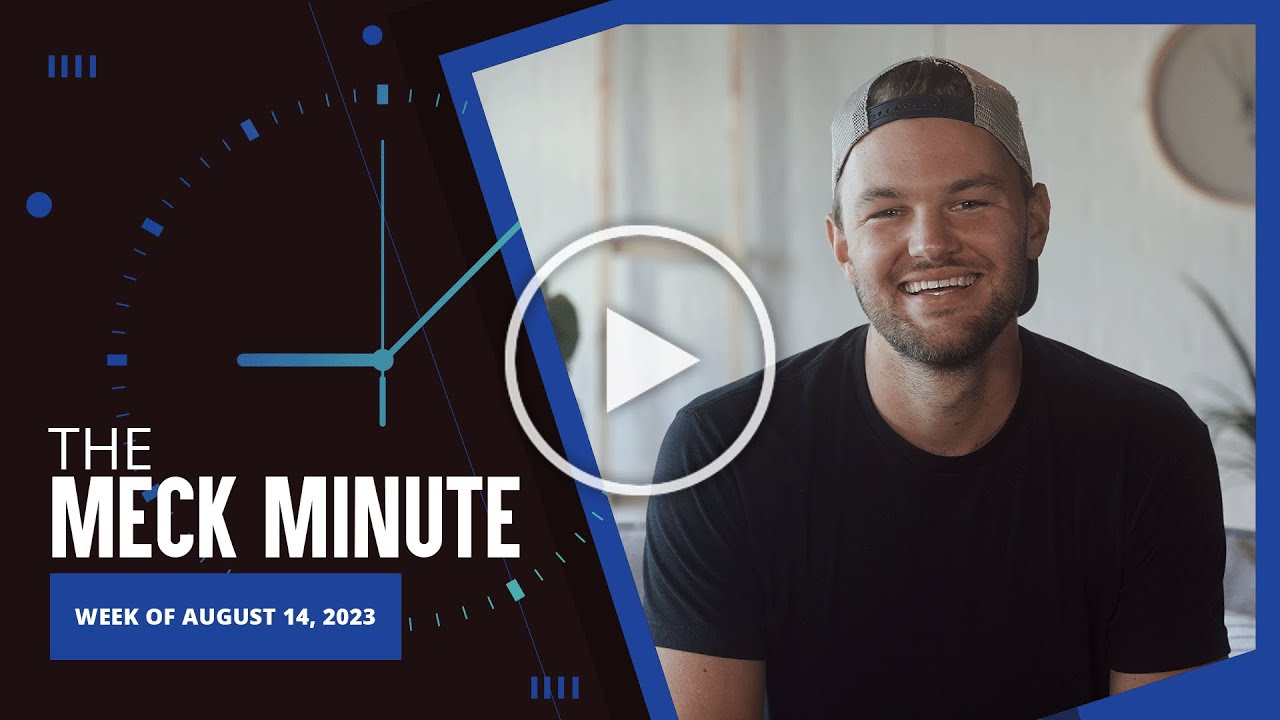 Meck Minute | August 14, 2023 - YouTube