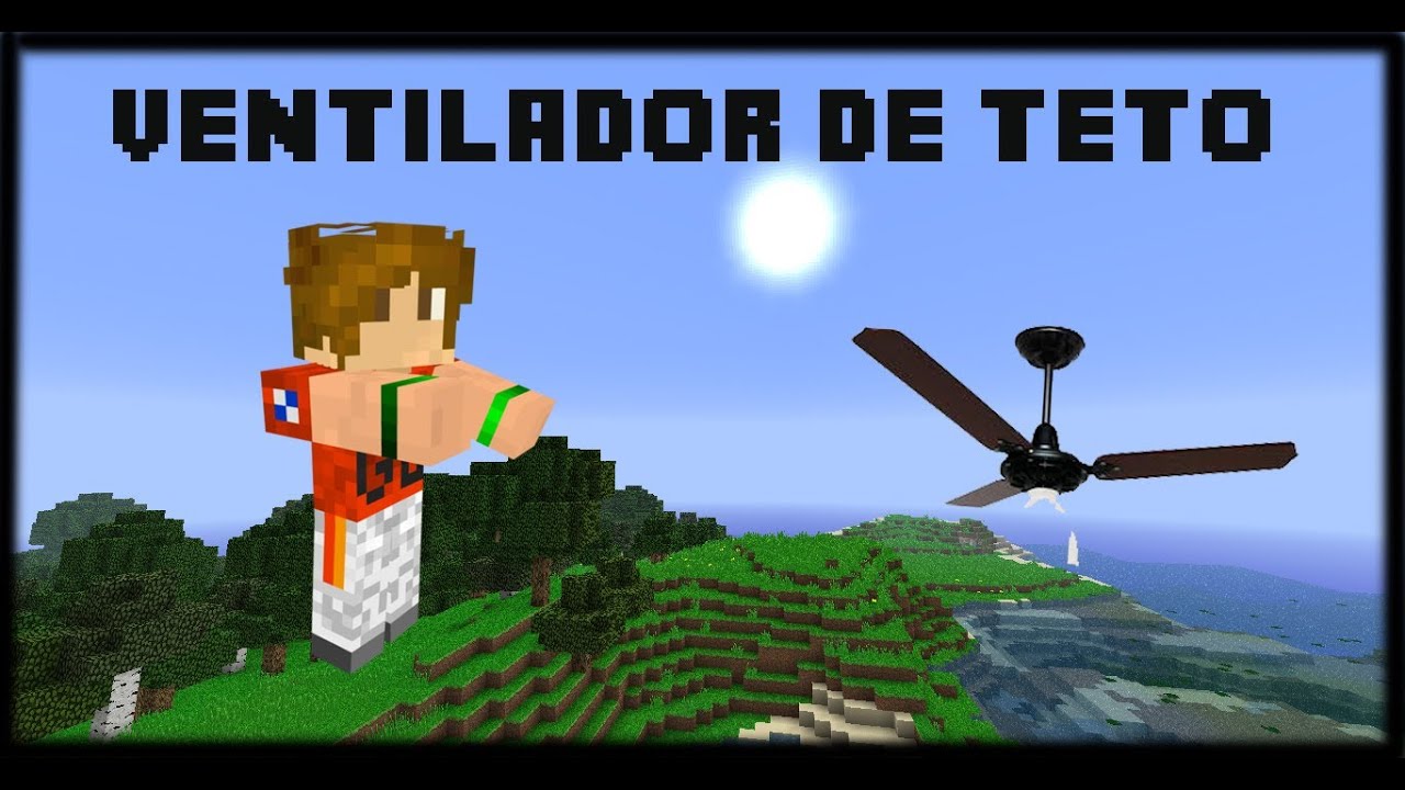 [MINECRAFT MOD] Ventilador de Teto! - Ceiling Fan - YouTube