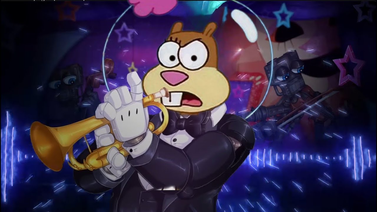 Sandy Cheeks Sings Five Nights at Freddy's Big Band Version ...