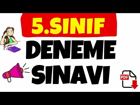 5.Sınıf Deneme Sınavı 2022 | 5.Sınıf Deneme Sınavına Hazırlık 2022 | 5.Sınıf Deneme Soruları Türkçe