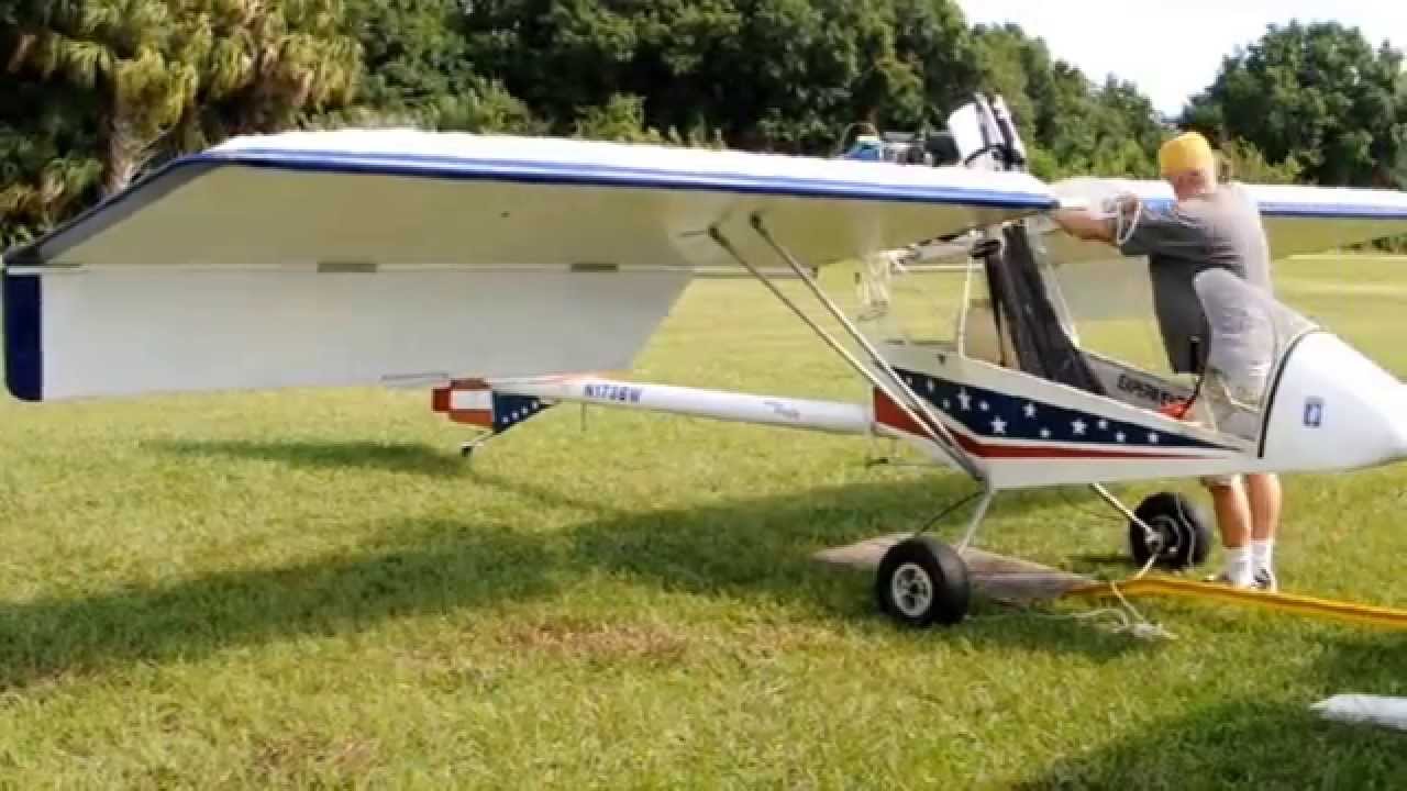 Kolb Firefly Folding - YouTube