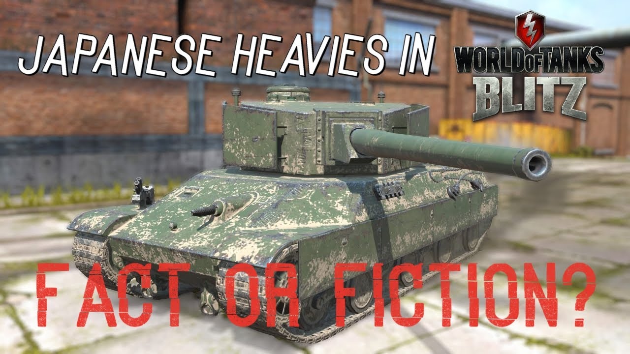 The Reality of World of Tanks Blitz's Japanese Heavy Line | Fake Tank ...