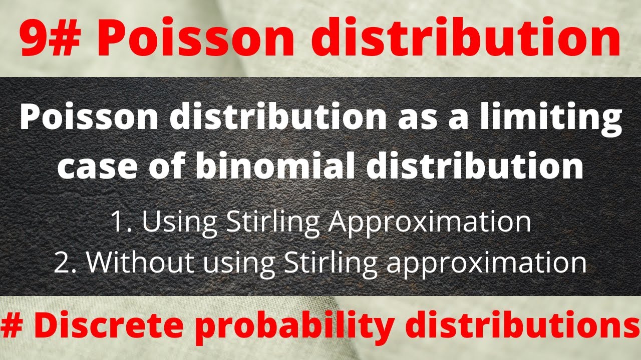 Poisson distribution as a limiting case of negative binomial ...