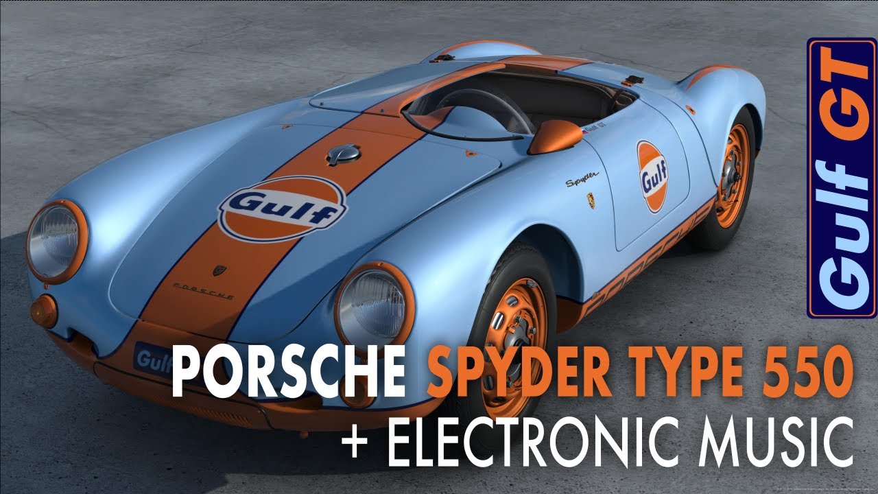 Porsche Spyder type 550 | Gulf GT | Cars & Music - YouTube