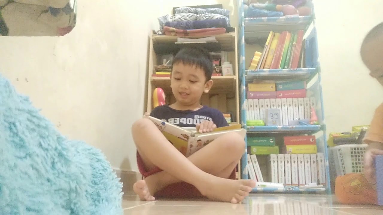 membaca buku halo balita 1 - YouTube
