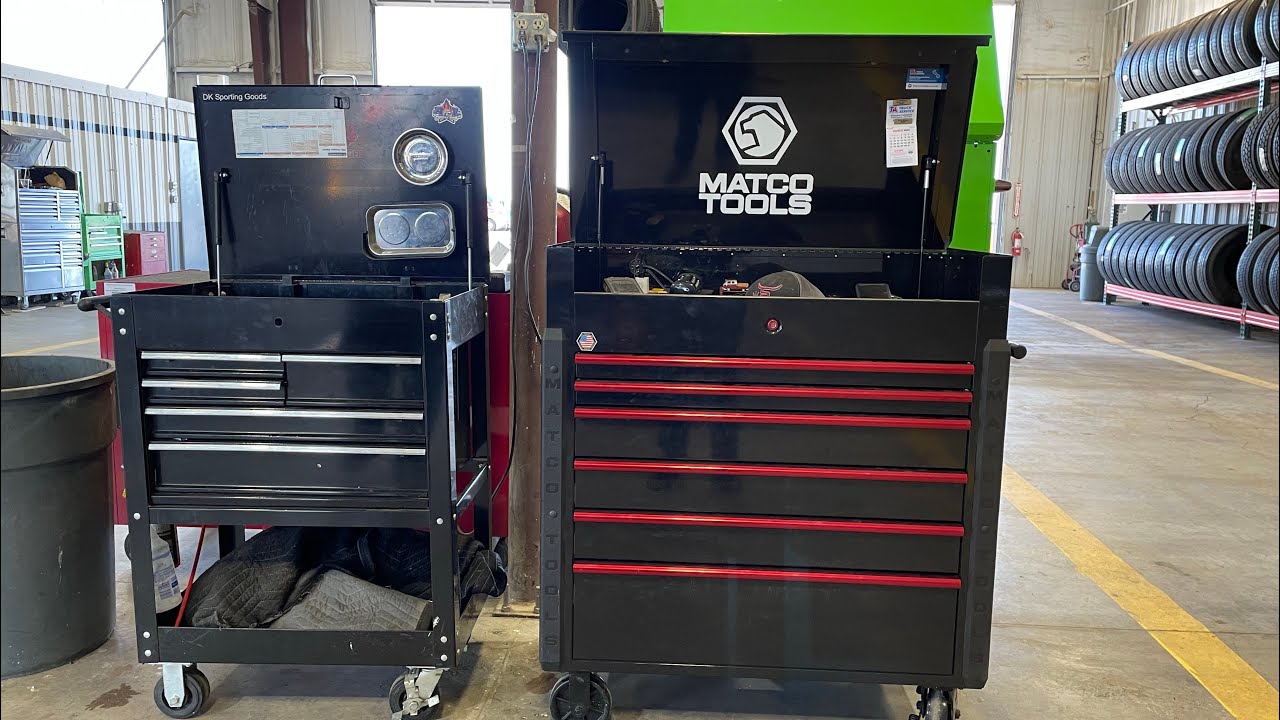 Apprentice Matco tool box - YouTube