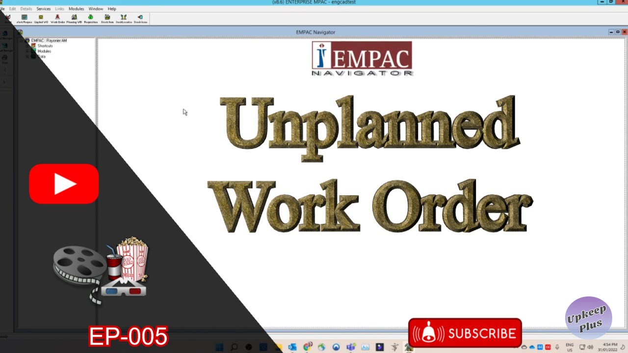 Ep005 Unplanned Work Order - #UpkeepPlus - YouTube