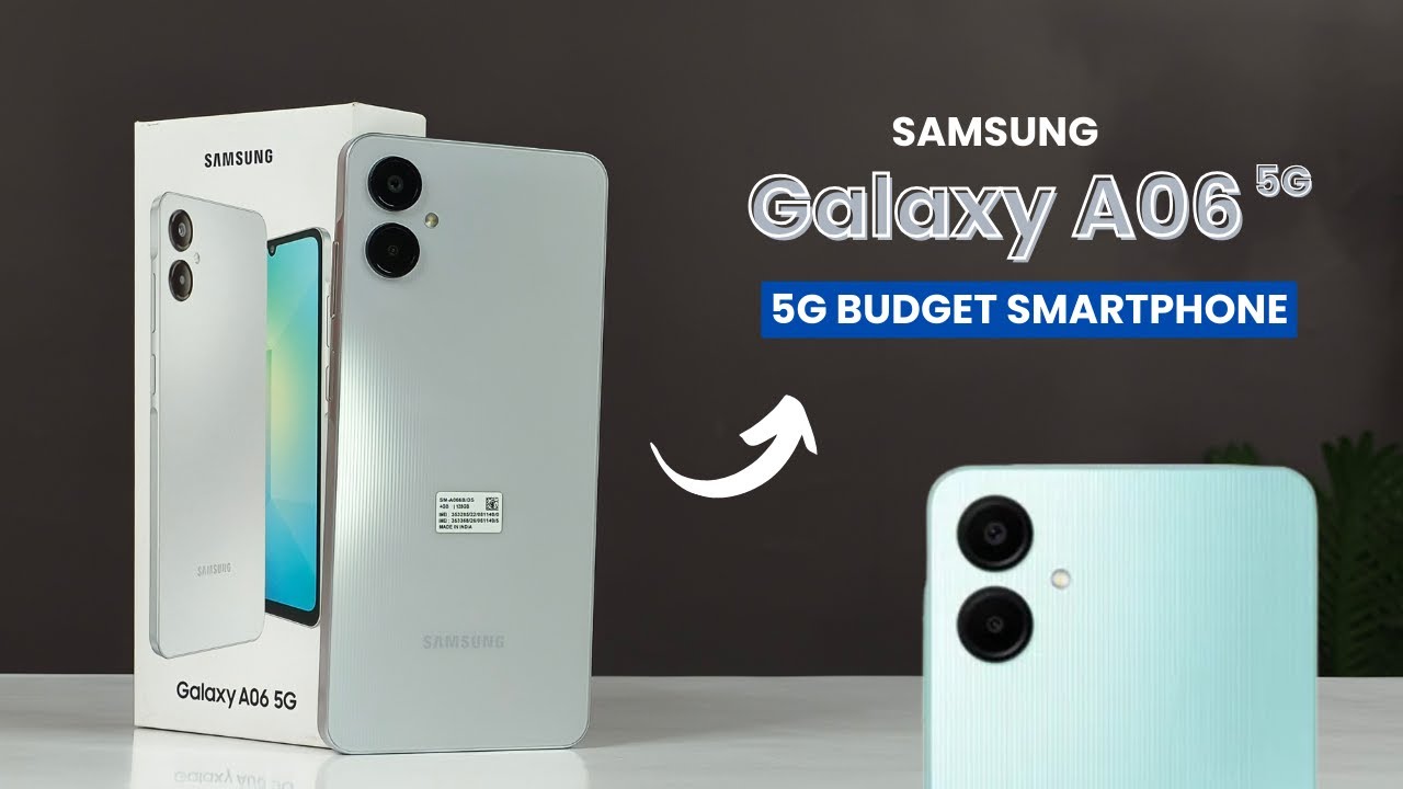 Samsung A06 5G - Unboxing & Review - Hands-on & First Impressions - YouTube