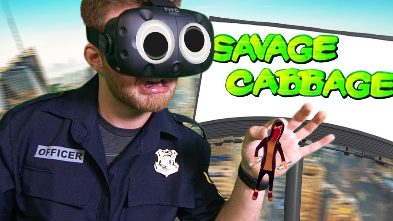 GIANT COP STOPPING GRAFFITI ARTISTS! | Giant Cop VR - YouTube