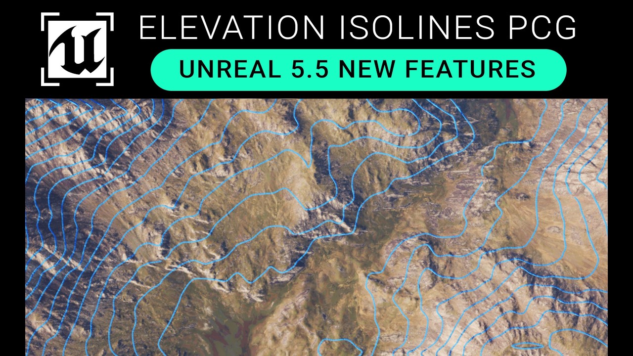 Unreal Engine 5.5 New Features Elevation Isolines With PCG - YouTube