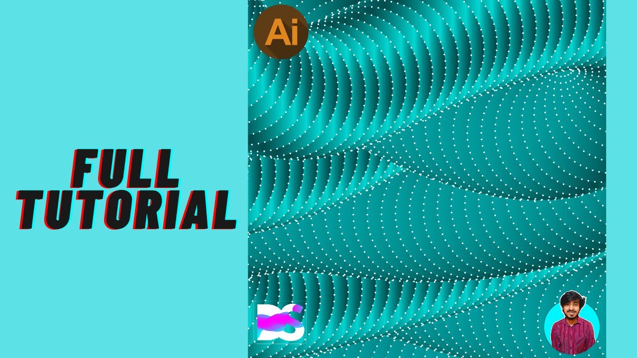 Adobe Illustrator Tutorial : How to design a 3D wallpaper - YouTube