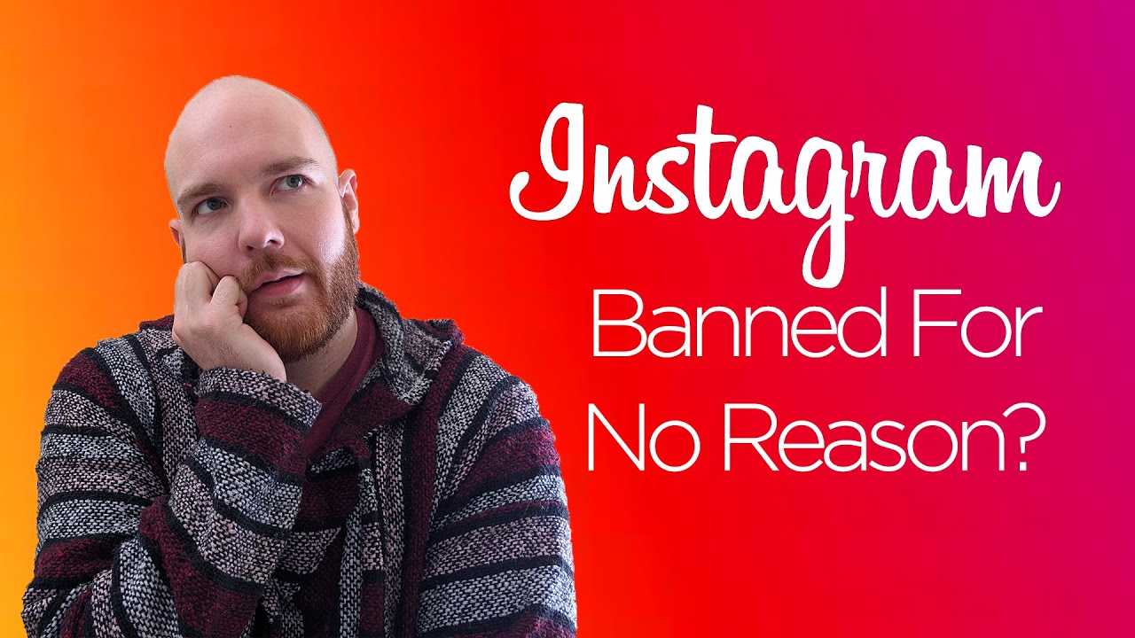 My Instagram Got Banned For No Reason | What Do You Do? - YouTube