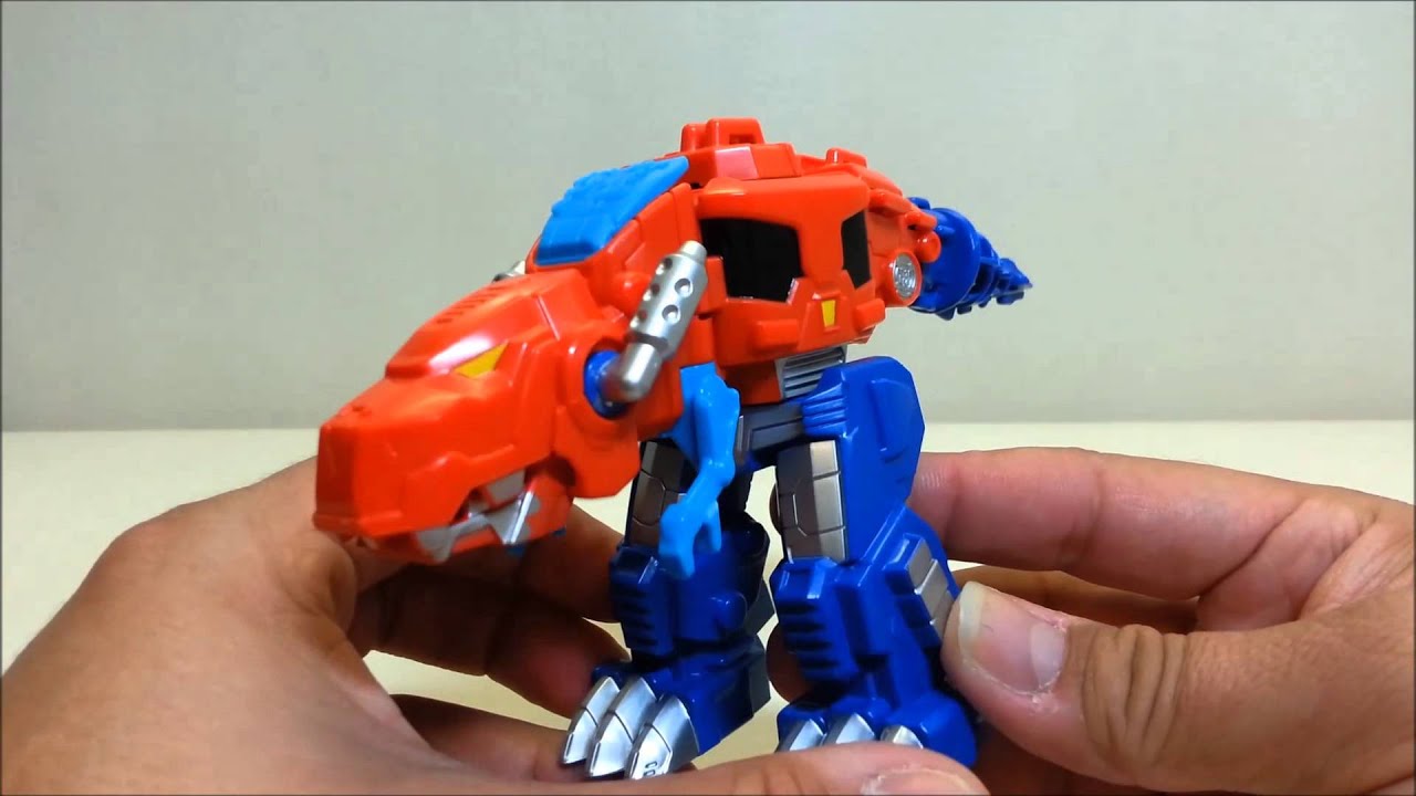 Rescue Bots Roar & Rescue Optimus Prime (T-rex) That's Just Prime! Ep ...