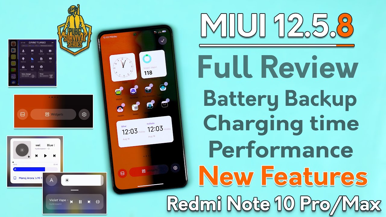 Redmi Note 10 Pro MIUI 12.5.8.0 New Update Full Review | Redmi Note 10 ...