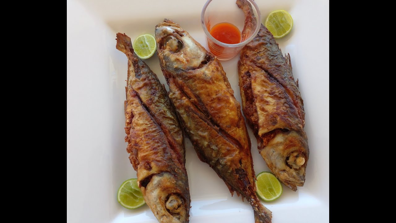 Caribbean Fried Jackfish Stuffed With Farine - YouTube