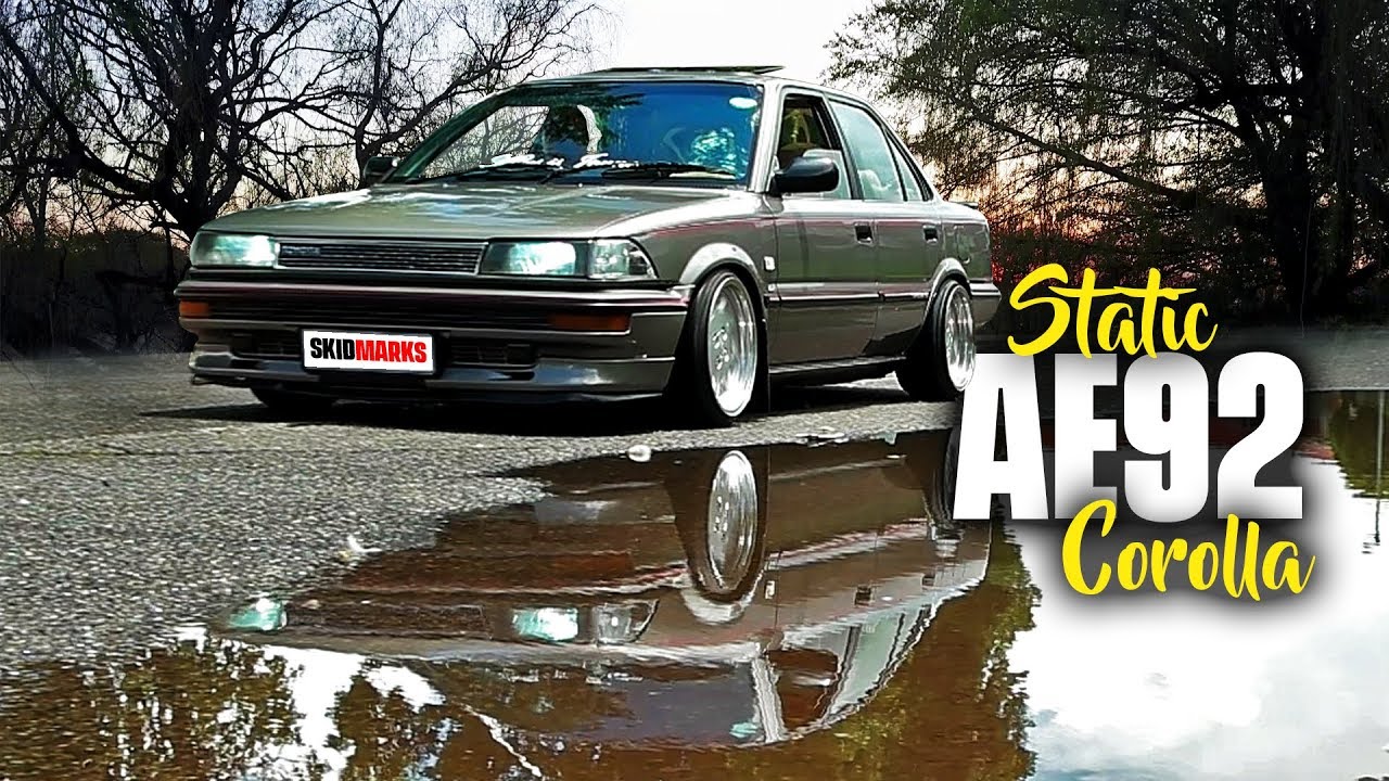Static AE92 Corolla - YouTube