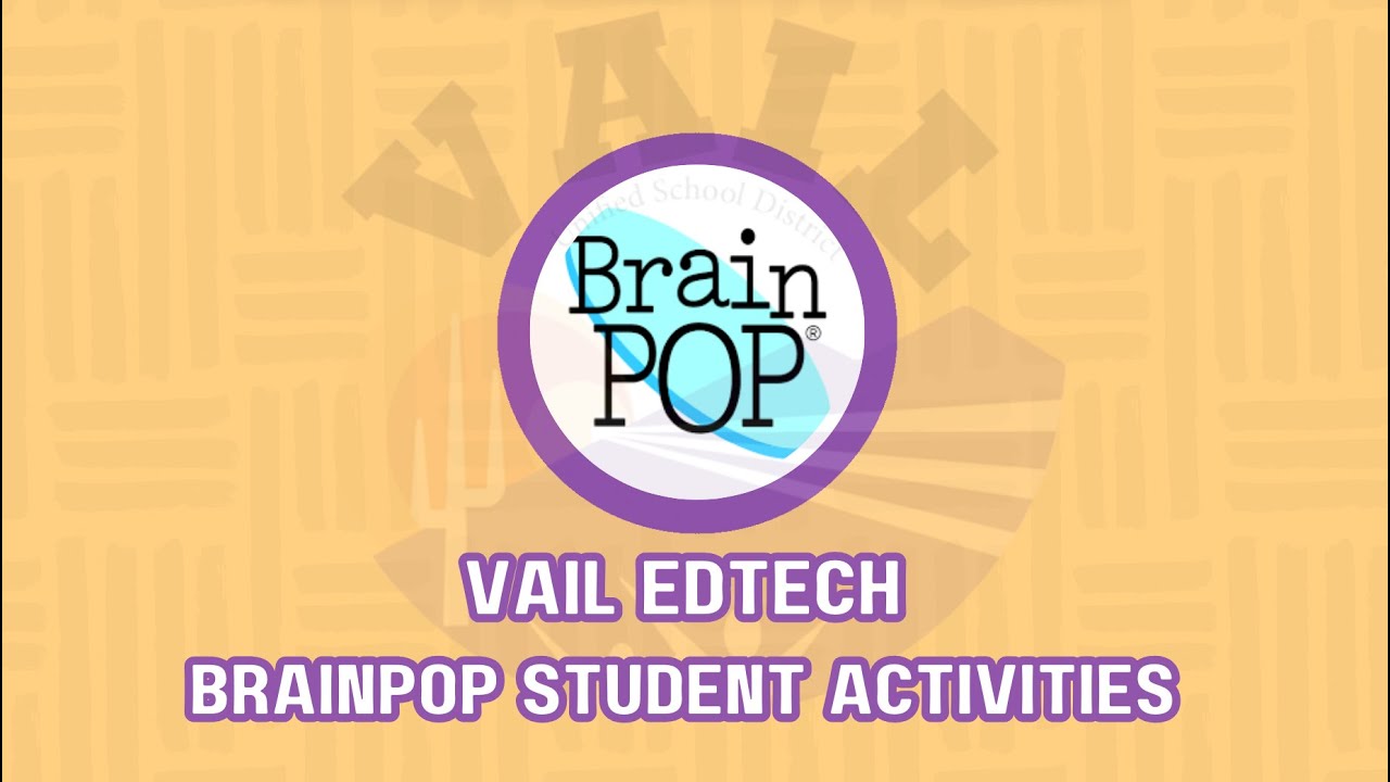 Brainpop Student Activities - YouTube