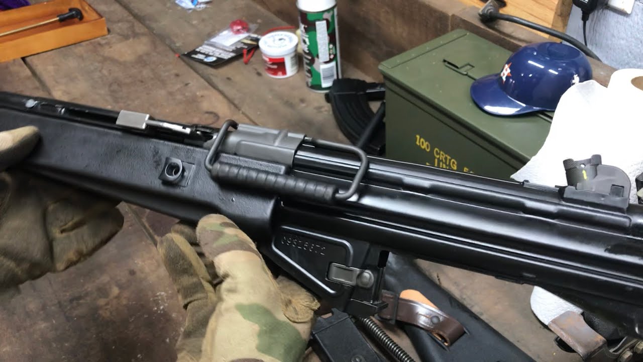How to disassemble your PTR C93 HK93 33 53 style rifles - YouTube