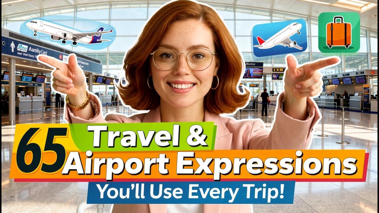 English Podcast for Beginners: 65 Travel & Airport Expressions You’ll ...