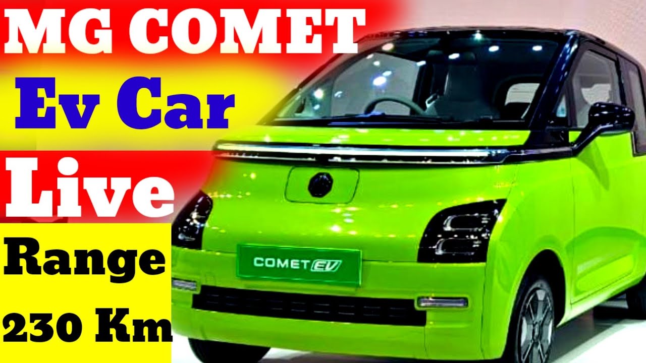 MG Comet EV With 230 KM Range @7.98 Lakhs - Most Detailed Walkaround ...