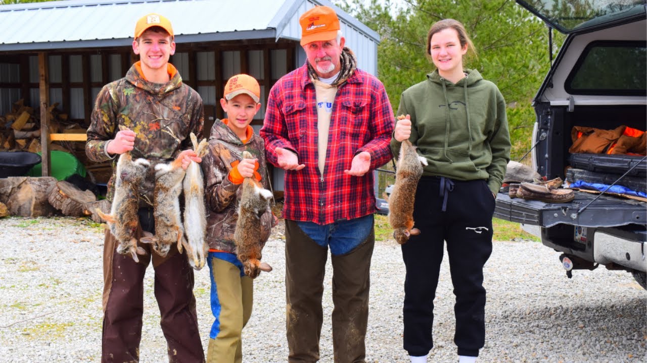 Rabbit Hunting in Indiana! - YouTube