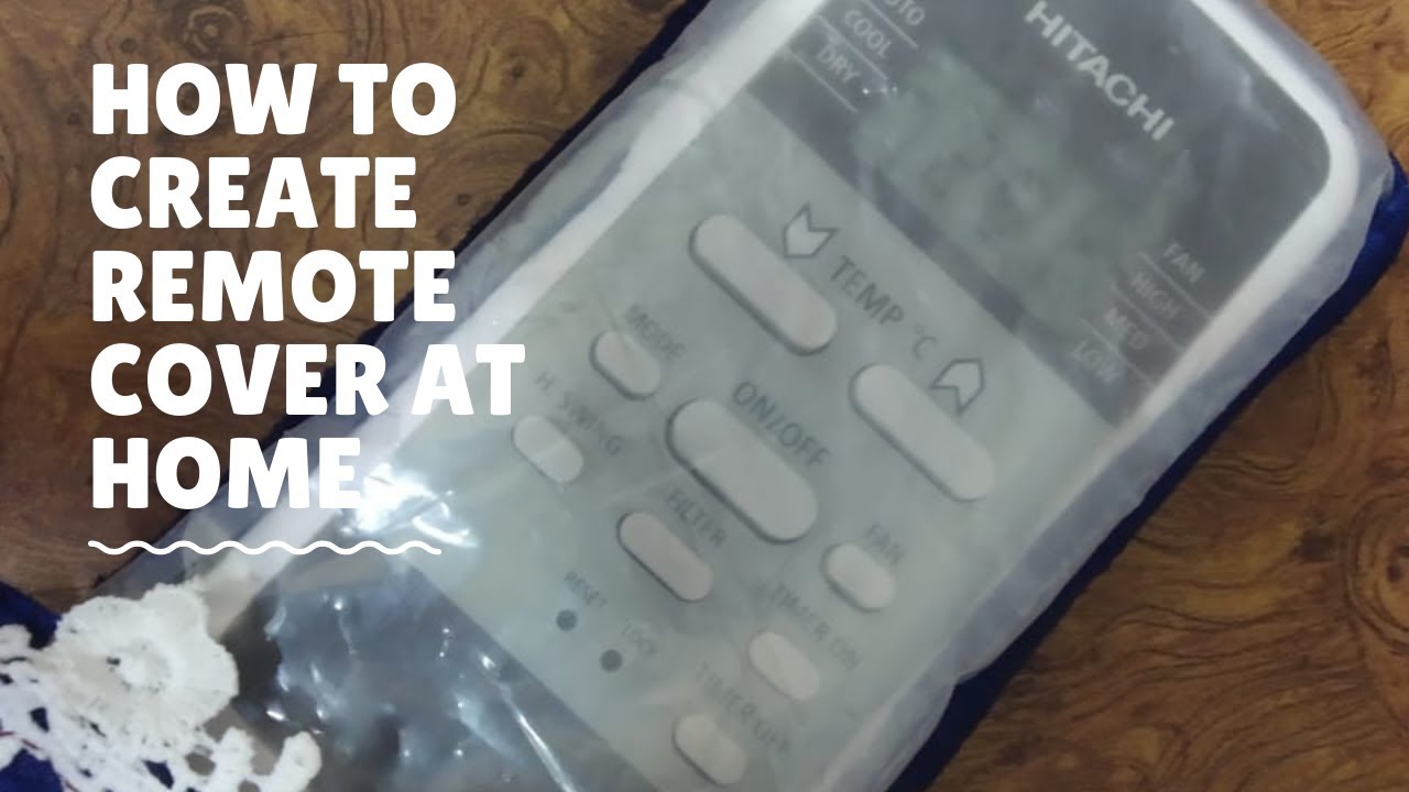 How to create remote cover at home from leftover cloths || DIY || Life ...