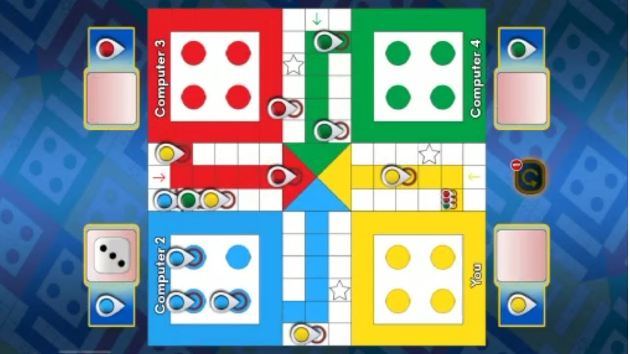 Ludo Game in 4 Players | Ludo King 4 Players Gameplay | Ludogame #6 ...