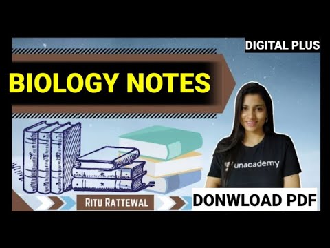 Ritu Rattewal Biology Handwritten Notes | Unacademy plus Biology notes ...