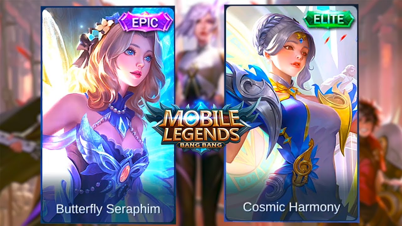 Lunox | Butterfly Seraphim Epic Skin VS Cosmic Harmony Elite Skin ...