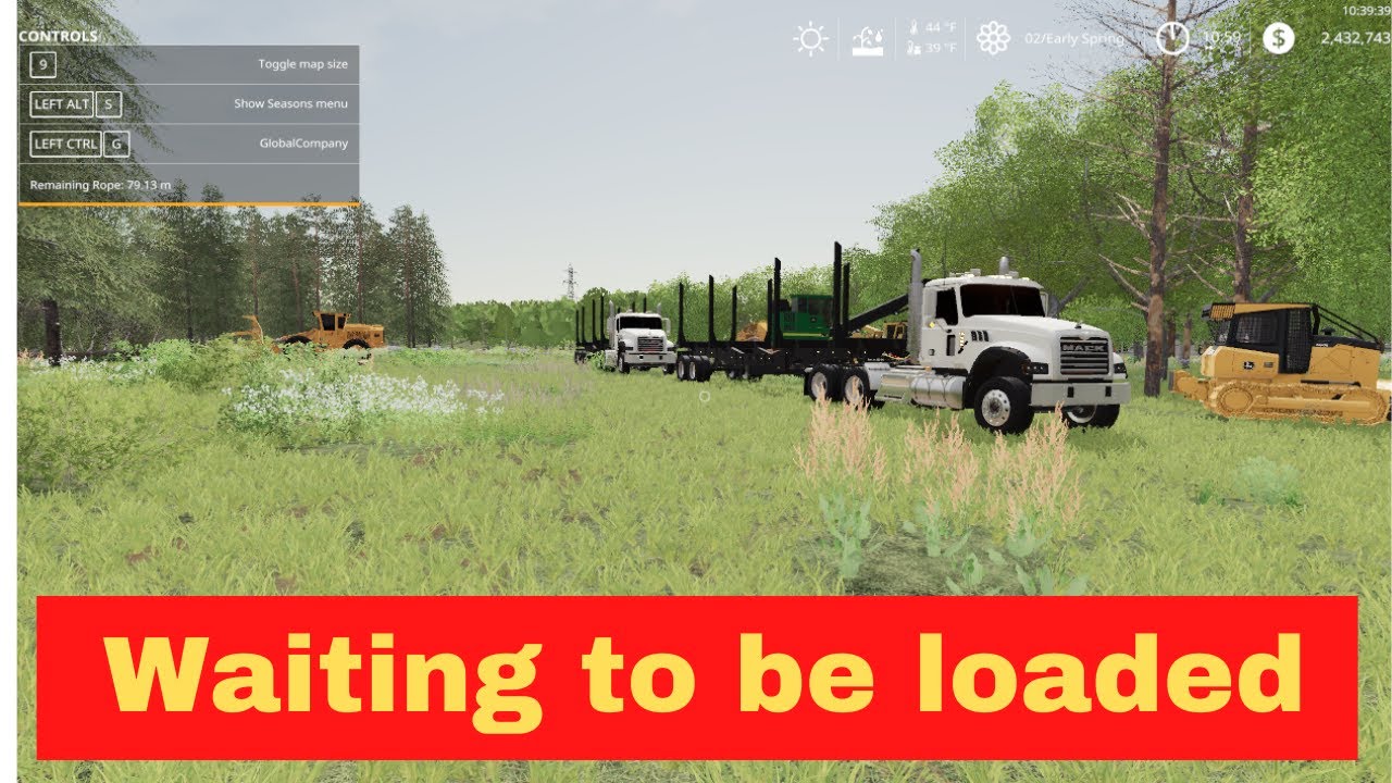 Back on Oklahoma logging fs19,farmsim 19 - YouTube