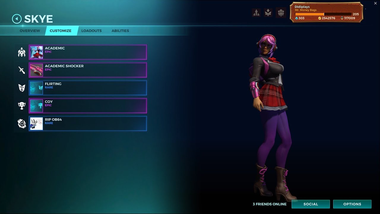 Paladins OB68! Skye Academic skin! Ascencion Peak gameplay! - YouTube