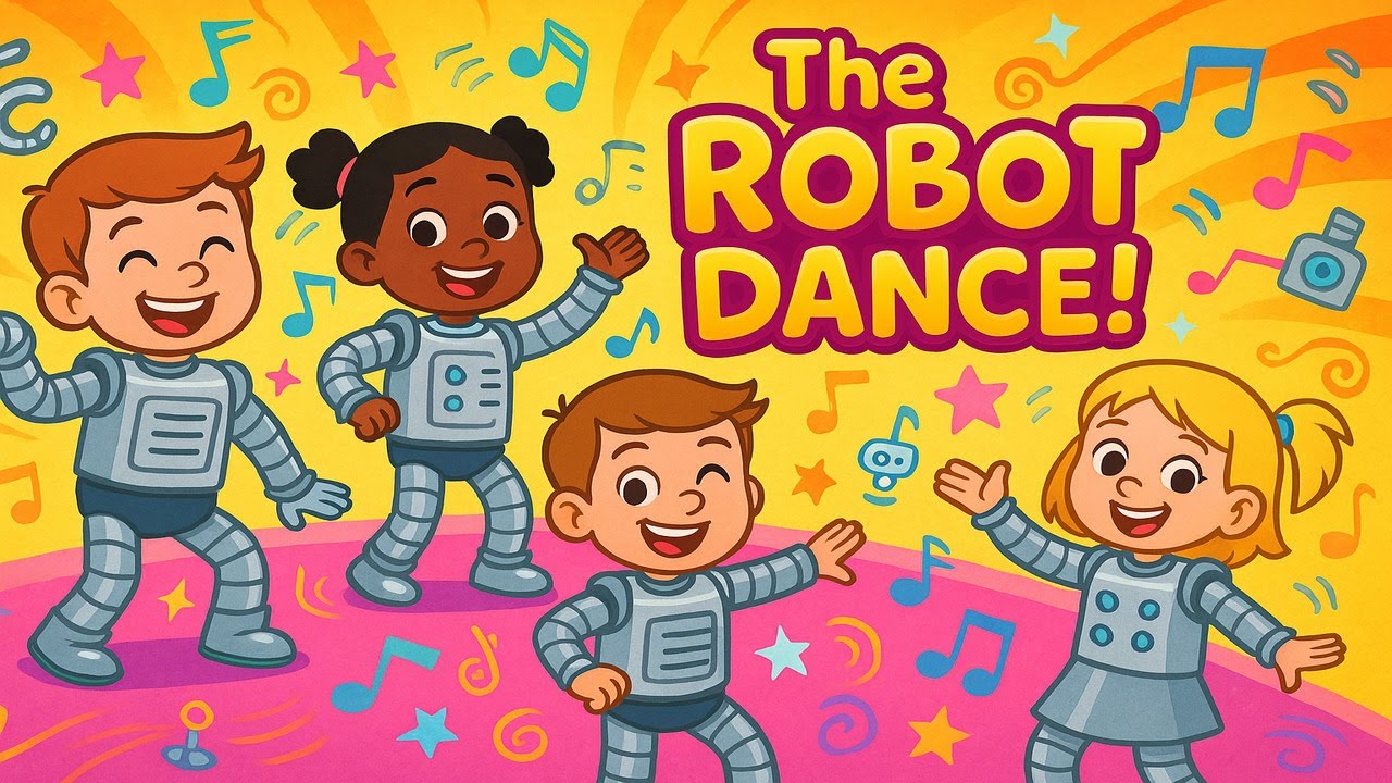 The Robot Dance 🤖 | Lustiges Kinderlied mit Tanz & Bewegung zum ...