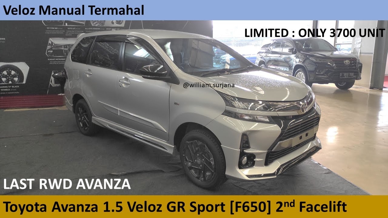 Toyota Avanza 1.5 Veloz M/T GR Sport Limited [F650] 2nd Facelift review ...