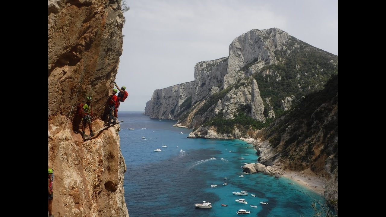 I Sirboni Via Ferrata Su Ledere'e Goloritzè mini video - YouTube
