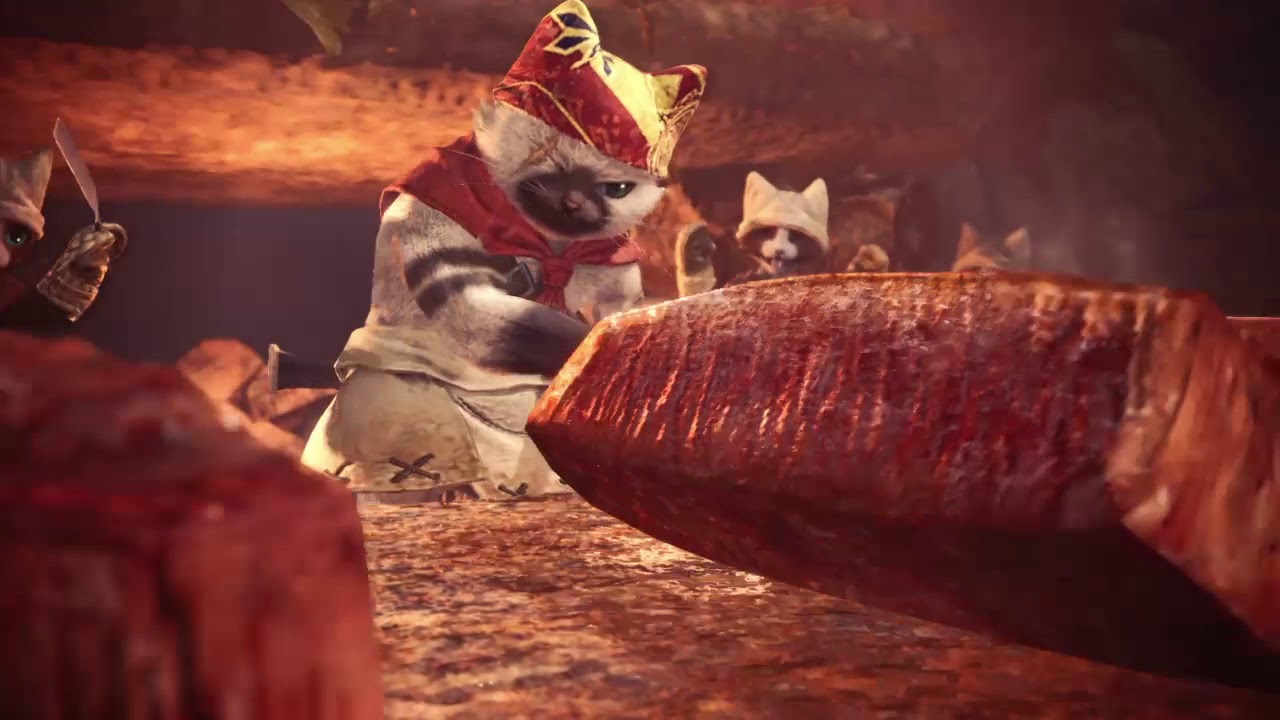 MHW 食事場料理長 高画質 - YouTube