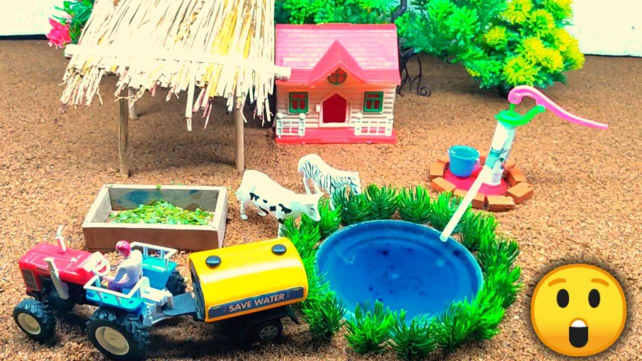 DIY_How to Make Mini Farm | house of animals | horse house – cow shed ...