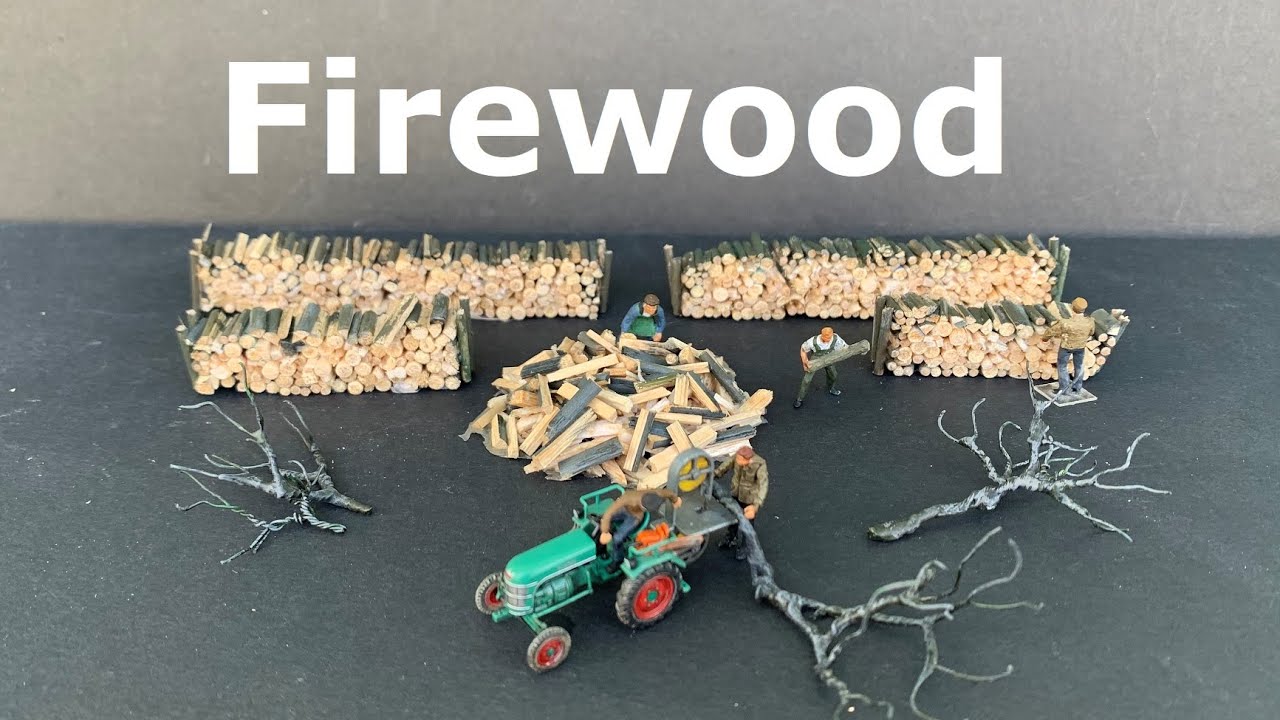 Model Firewood - How to make it - YouTube