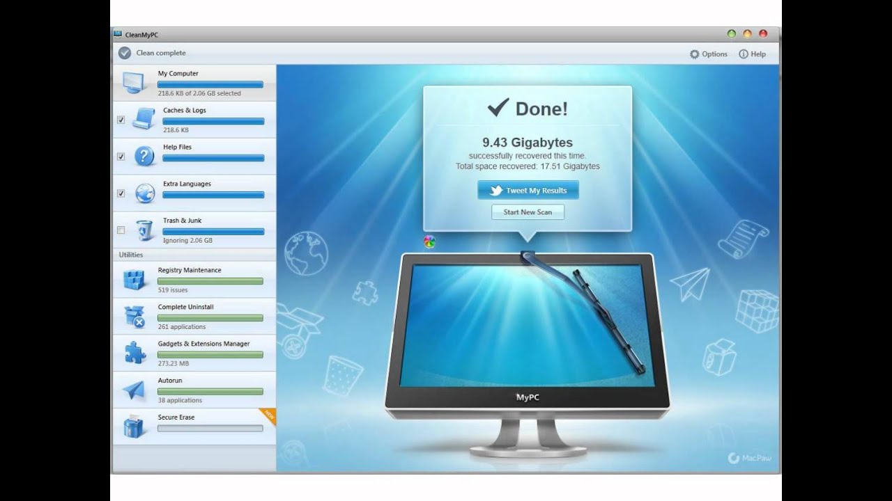 CleanMyPC [Review] - YouTube