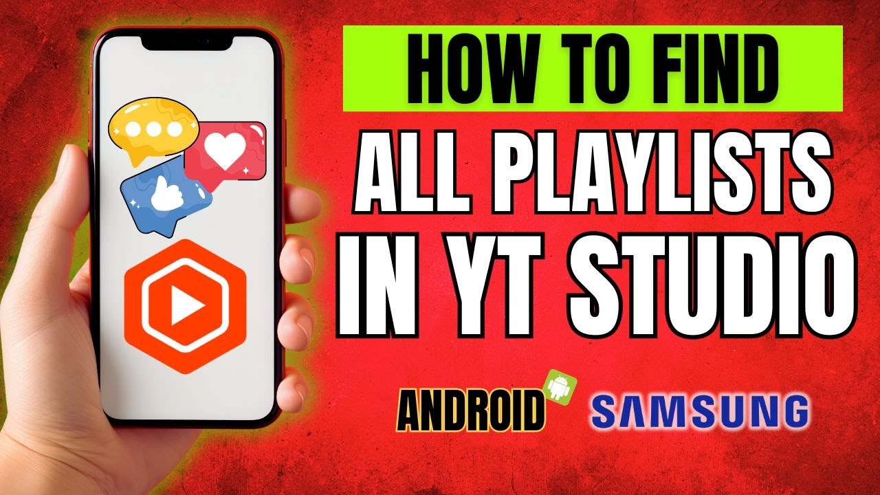 How to Find ALL Your YouTube Playlists in YouTube Studio - YouTube