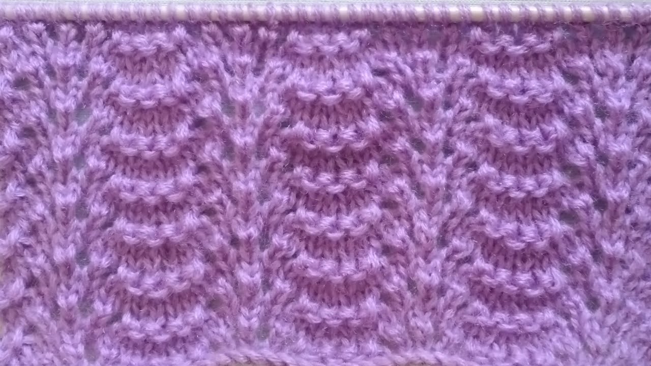 Very easy 4 rows knitting pattern for cardigan/sweater/jacket/baby ...